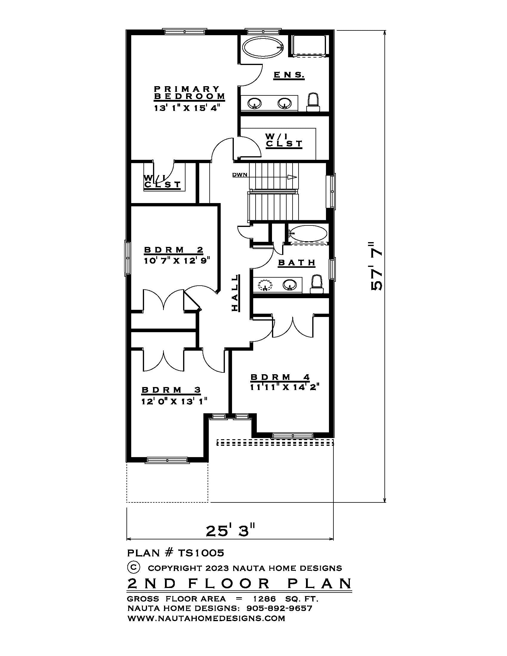 TS1005- Custom Designed House Plan – Nauta Home Designs