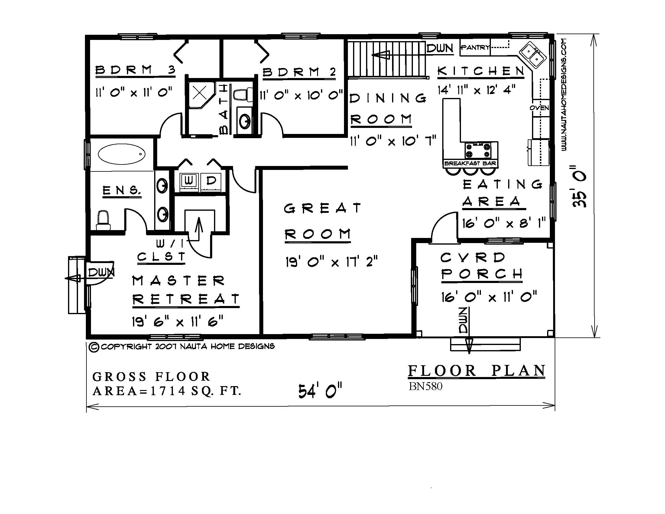 BN580- Custom Designed House Plan – Nauta Home Designs