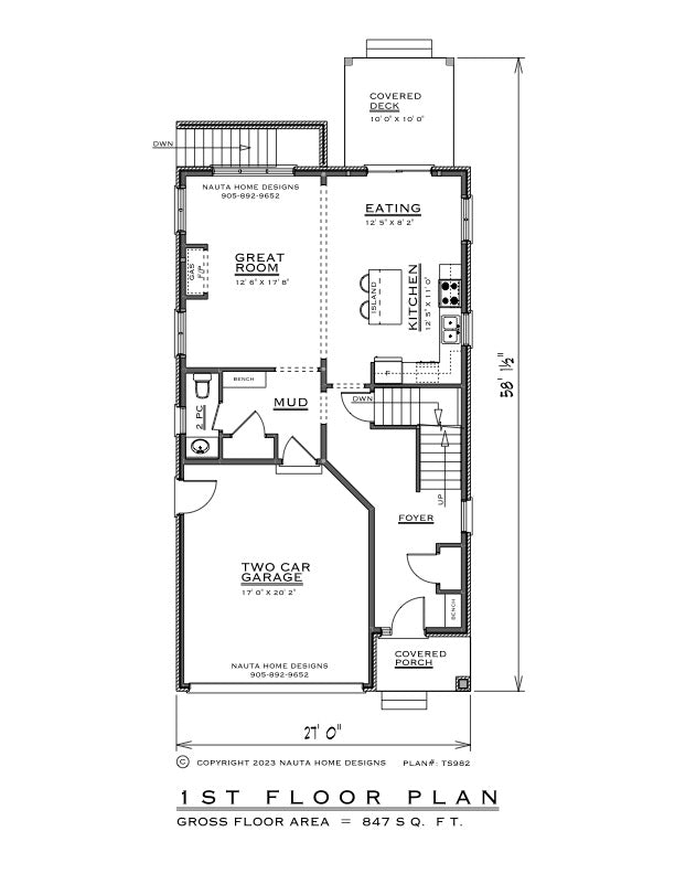 TS982 - Custom Designed House Plan – Nauta Home Designs